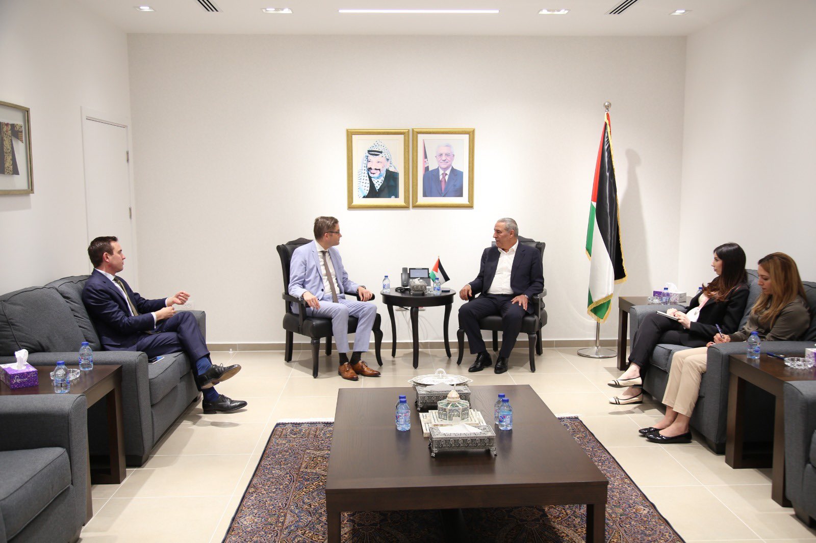 Al-Sheikh met with the representative of Germany to the Palestinian ...