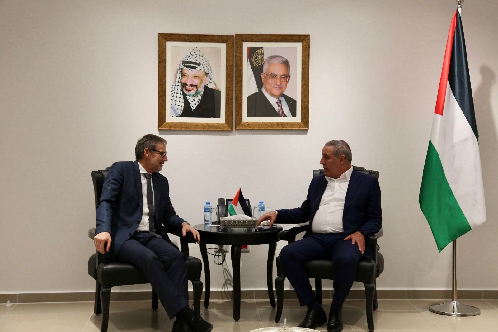Al-Sheikh met with the German National Security Advisor - VP Hussein Al ...